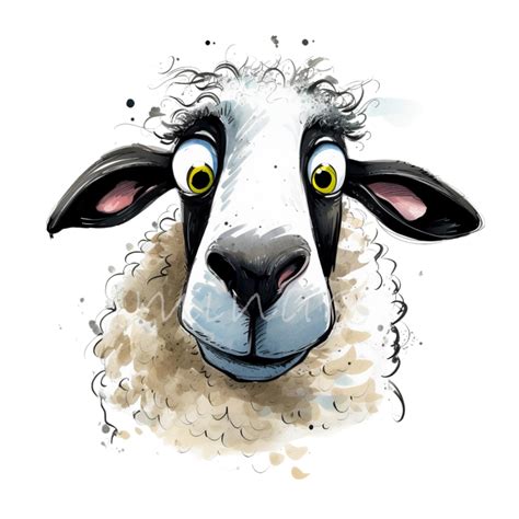 Schaf Cartoon Gesicht Lustiges Schaf Gesicht Clipart 20 Png Niedliche