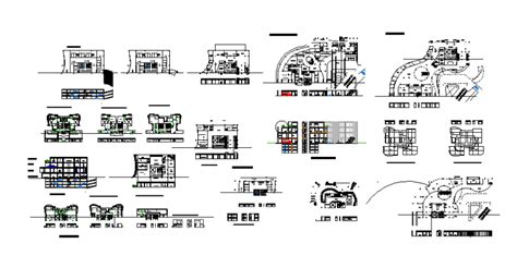 Potongan Tower A And B Plan Elevation And Section Layout File