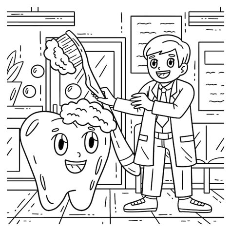 Coloring Dental Health Month Pages Sheets Preschool Printable Teaching