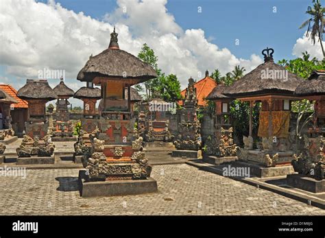Indonesia Bali Ubud Typical Communal House For Extended Middle Class