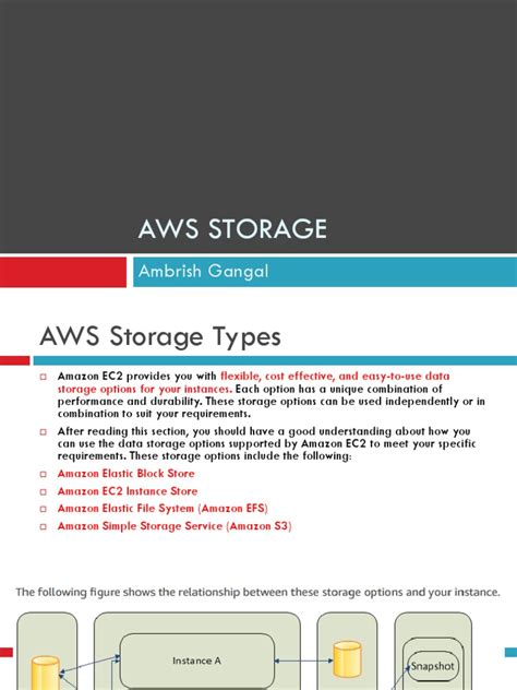 Aws Storage Types Download Free Pdf Computer Data Storage