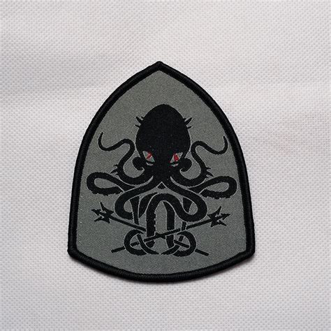 Tsnk Embroidery Patch Seal Team List Octopus Tactial Patch Badge