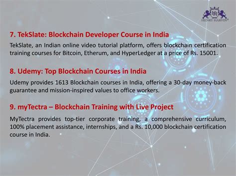 Ppt Blockchain Technology Course In India With Fees And Duration Powerpoint Presentation Id