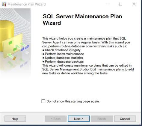 Dynamics Dev Guy Practical Guide To Sql Maintenance Plans For Gp And Sl Implementations