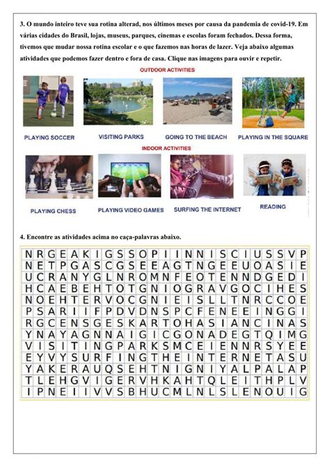 6º Ano Semana 22 Worksheet Live Worksheets