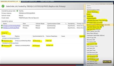Sql Ask For Dbas Always On Availability Dashboard And It Options In Sql Server 2016