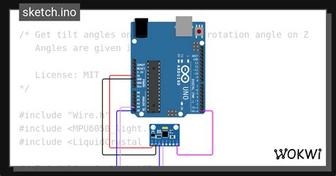GY MPU Copy Wokwi ESP STM Arduino Simulator