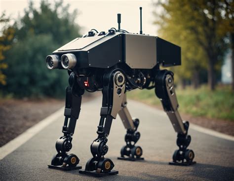 Industrial Quadruped Robot Concept Stable Diffusion Online