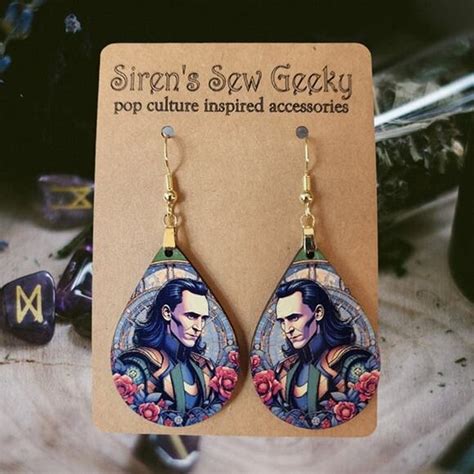 Handmade Jewelry Loki Marvel Comics Mcu Disney Earrings Poshmark