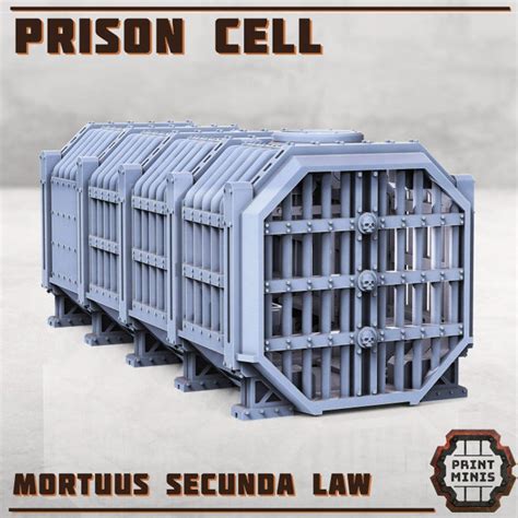 Prison Cell 28mm Scale Modular Container Sci Fi Tabletop Gaming Etsy