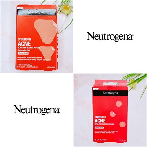Neutrogena® Stubborn Acne Ultra Thin Blemish Patches แผ่นแปะสิว นูโทร