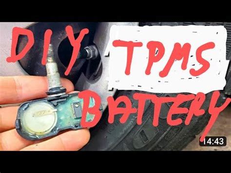 How To Replace TPMS Battery Sensors Without A Tire Machine. (Tire Pressure Monitoring System) in ...