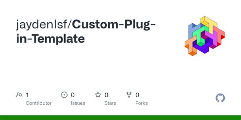GitHub Jaydenlsf Custom Plug In Template