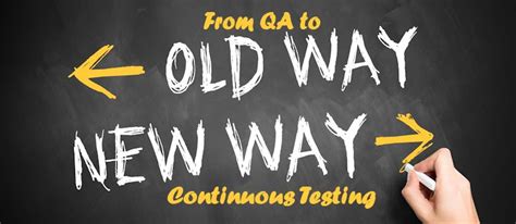 From QA To Continuous Testing My Steps In IT