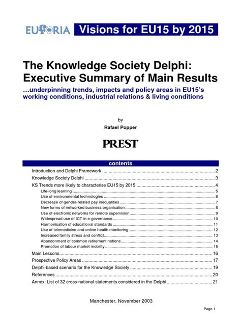 Rp Delphi Executive Summary Pdf