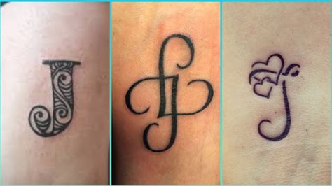 Using The Letter J Tattoos
