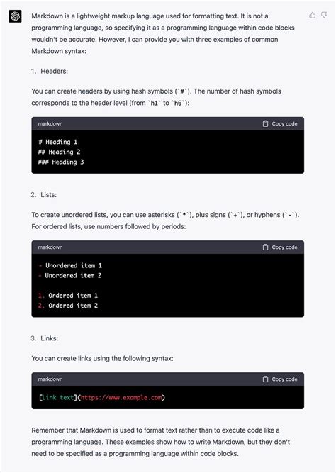 Bug Incorrect Programming Language For Code Blocks When Using Markdown