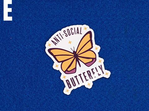 Introvert Sticker Pack 5 Stickers Anti Social Stickers Homebody