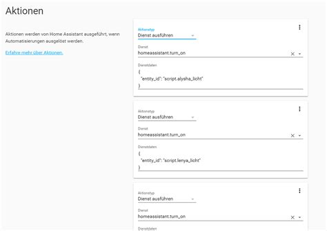 And Actions In Frontend Dont Work Configuration Home Assistant Community