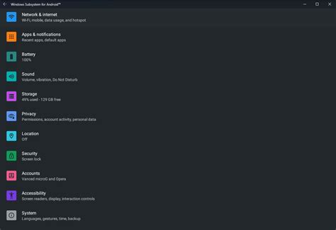 Open Android Settings Through A Shortcut Or Other Ways Than A Launcher Rwindows11