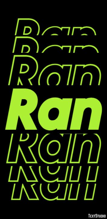 Ran Text Effect And Logo Design Movie