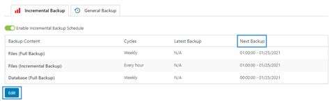How To Set Up Incremental Backups With Backup Migration Pro WPvivid Plugins Documentation