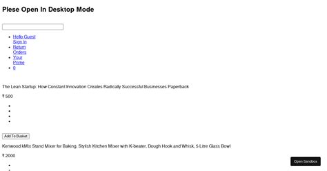 Shivampal67amazonclone Codesandbox