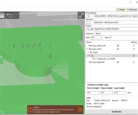 Extrusion Width Is Invalid For Layer Height PrusaSlicer Prusa D Forum