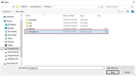 How To Block Specific Executable Files From Internet With Ccproxy