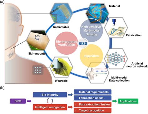 Schematic Illustration Of The Bio‐integrated Intelligent Sensing System