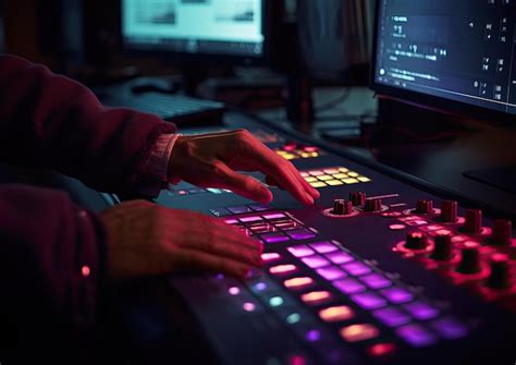 Premium Ai Image A Closeup Shot Of An Editors Hands Meticulously