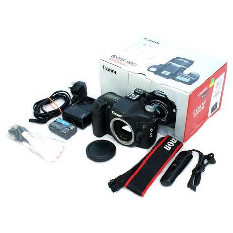 [used] Canon Eos 50d Slr Camera Body With Shutter Remote S N
