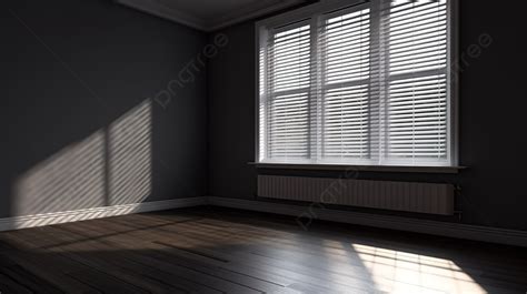 셔터가 있는 햇빛이 비치는 창문이 있는 방 방 모서리와 블라인드 그림자가 있는 창의 3d 렌더링 고화질 사진 사진 배경 일러스트 및 사진 무료 다운로드 Pngtree