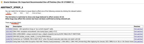 Important Recommended Patches For Oracle Database 19c
