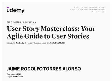 Jaime Torres Alonso On Linkedin Udemy Course Completion Certificate