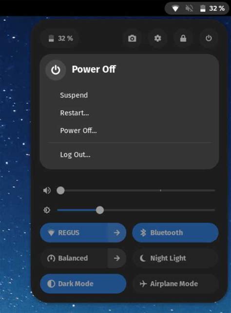 Adding The Shutdown Icon To The Top Panel In GarudaLinux GNOME GNOME Garuda Linux Forum