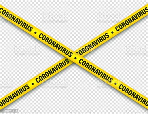 검역 영역 경고 테이프 신종 코로나바이러스 발생 전역 잠금 코로나바이러스 위험 스트라이프 경찰 주의 라인 벡터 일러스트레이션 3가지 개체에 대한 스톡 벡터 아트 및 기타