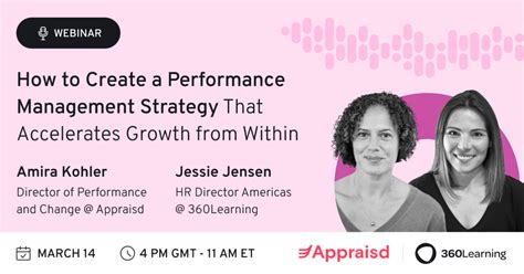 Webinar How To Create A Performance Management Strategy That