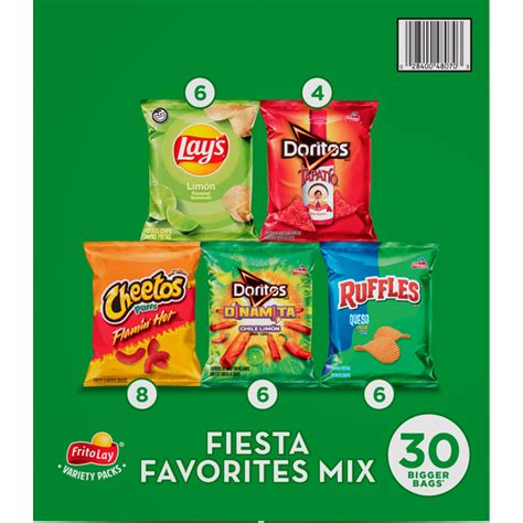 Smart And Final Frito Lay Snacks Fiesta Favorites Mix Variety Packs