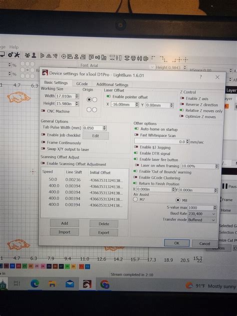Laser Not Want To Engrave Images Grbl Lightburn Software Forum