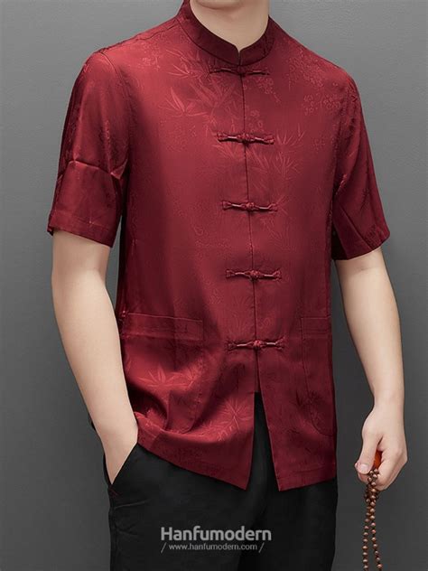 Classic Chinese Shirt For Men Traditional Tang Suit Style Hanfumodern