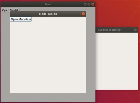 Modeless Dialog Problem Qt Forum
