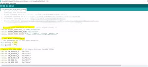 Home Automation Using Esp Blynk Bluetooth Ir