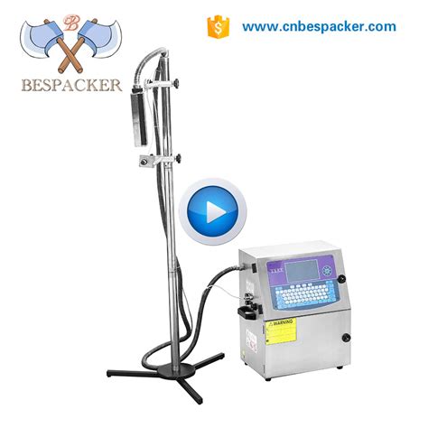 Stand Type Ink Jet Lot Date Batch Expiry Coding Machine China