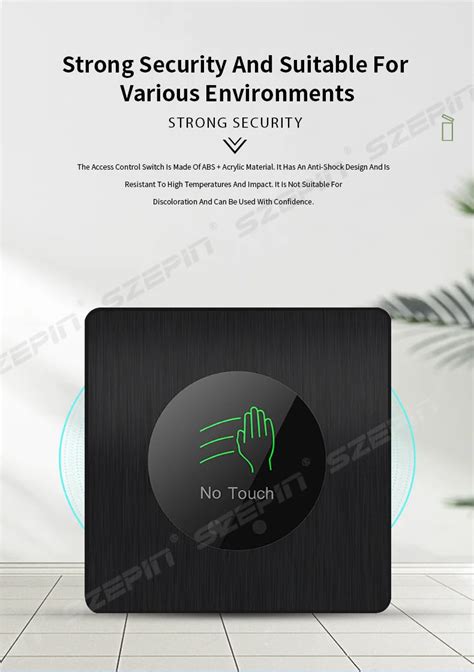 Hand Wave Sensor Switch Contactless Door Button