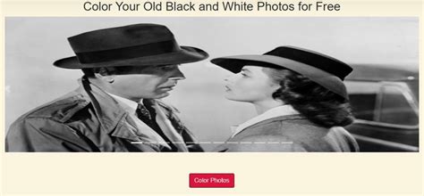 Как сделать черно белое фото цветным бесплатно онлайн