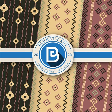 Authentic Malaysian Songket Design With Interweaving Gold Etsy