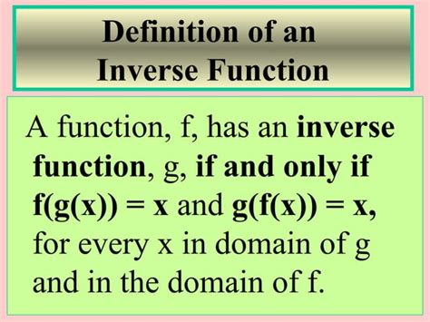 Inverse Composite Functions Ppt Physics Science