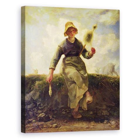 Картина на платно Жан Франсоа Миле Предачка Козар от Оверн 80 X 100 см Emag Bg