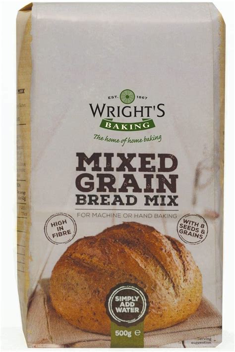 Wrights Baking Mixed Grain Bread Mix 5x500g Uk Home